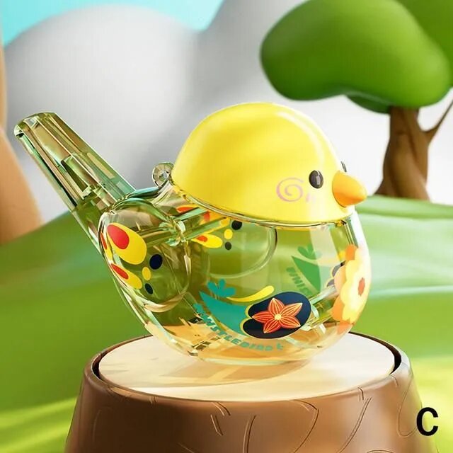 Свисток птичий из АБС-пластика, разноцветный, забавная игрушка для детей, подарок на день рождения, аксессуар