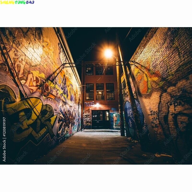 Фотофон граффити 90x60 см, цвет 32