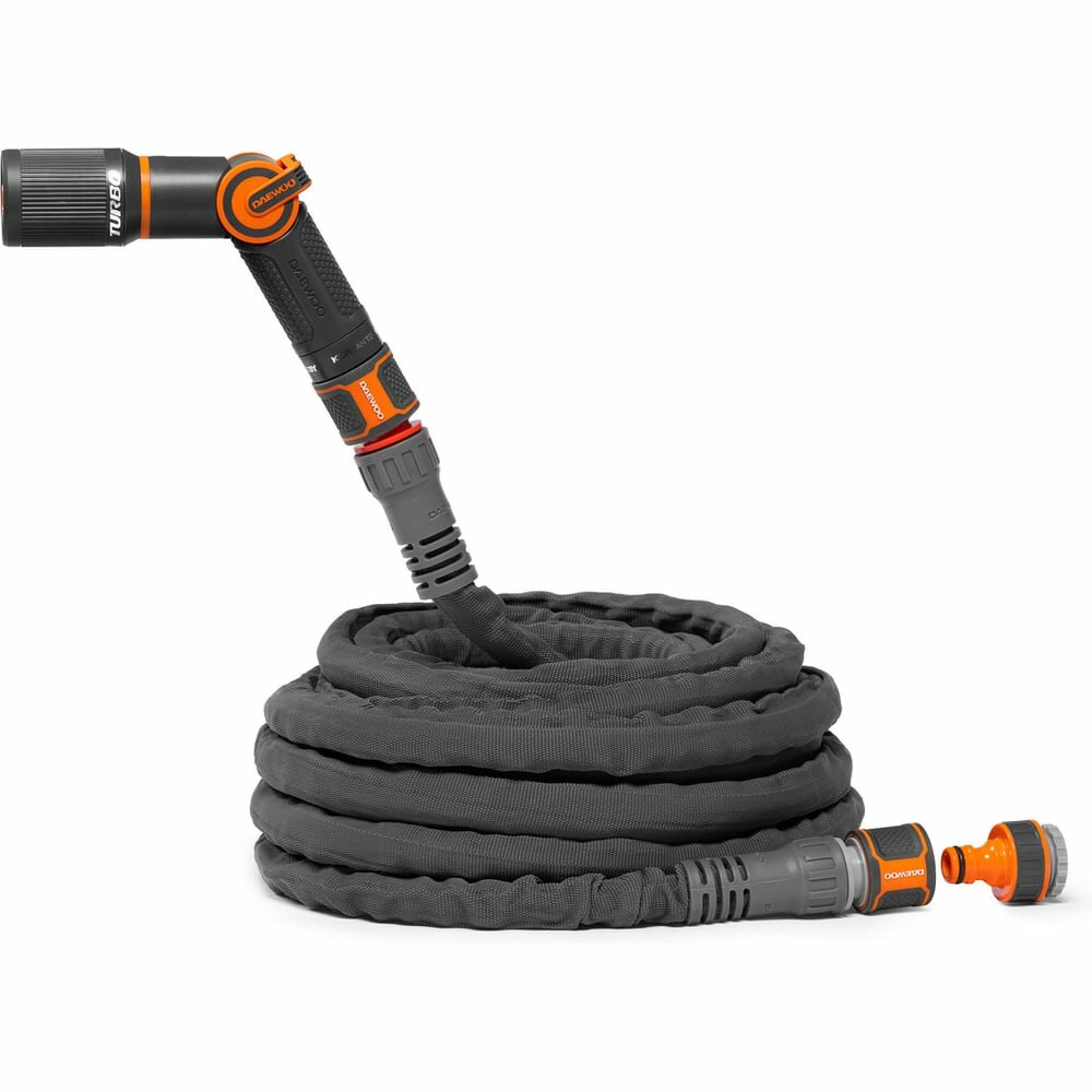 Шланг для полива DAEWOO TitanFlex 15 м с набором для полива DWH 9222