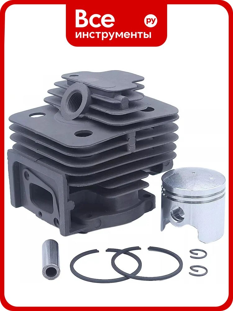 Поршневая группа для триммеров 52 куб. см. Ø44 мм UNITED PARTS 90-0021