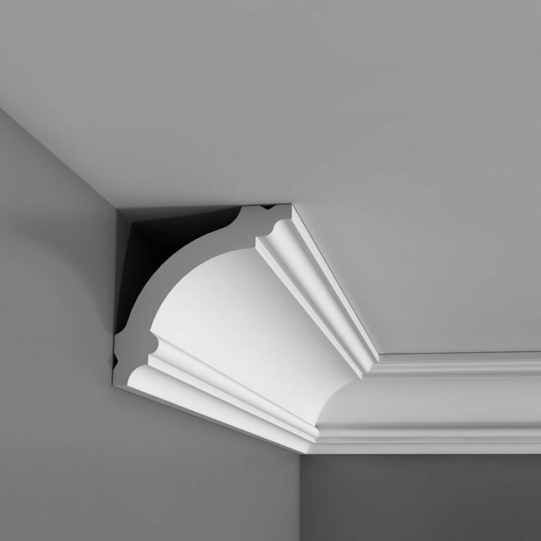 Карниз для Ремонта Гладкий Orac Decor CB511 Д200xШ6.7xВ6.7 см Лепнина из Дюрополимера / Орак Декор.