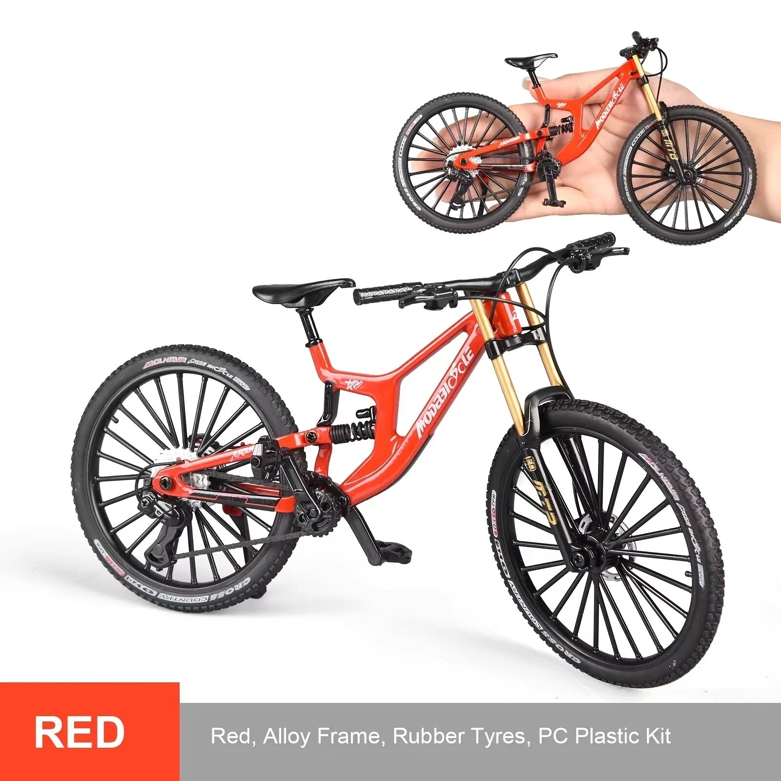 Модель горного велосипеда Redline 1:6 из металла 1 PC3