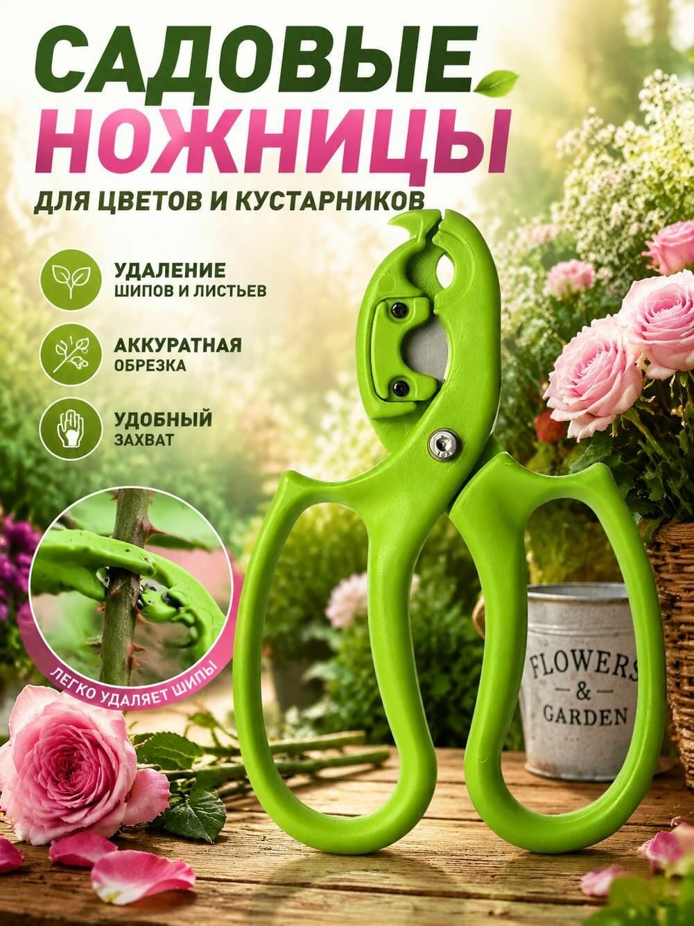 Садовые и флористические секаторы