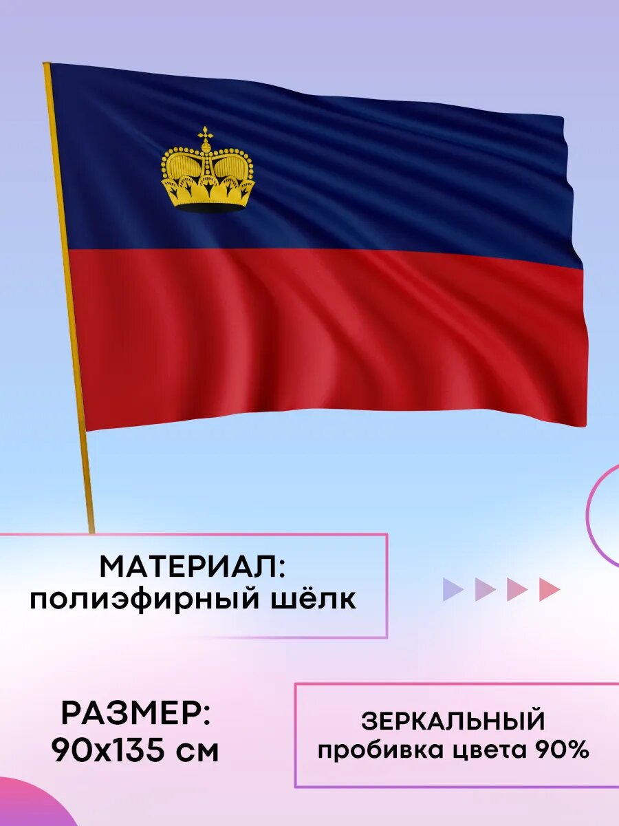 Флаг Лихтенштейна