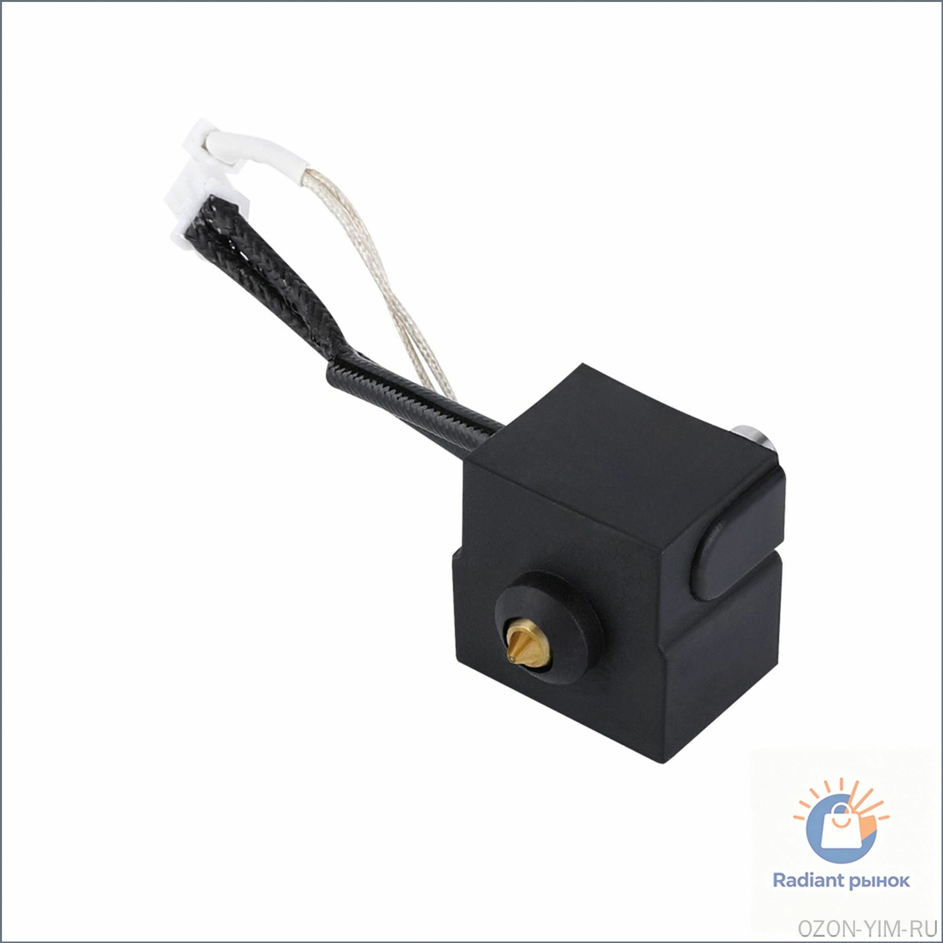 Печатающая головка Creality: совместима с 3D-принтером Ender 3 V3 SE, имеет высокотемпературный алюминиевый блок для плавной подачи без засоров, представлена в полном комплексе для быстрого ремонта