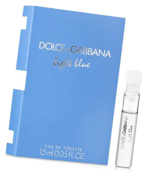 Дольче Габбана Лайт Блю женская туалетная вода 1.5 мл миниатюра - Dg Light Blue сэмпл