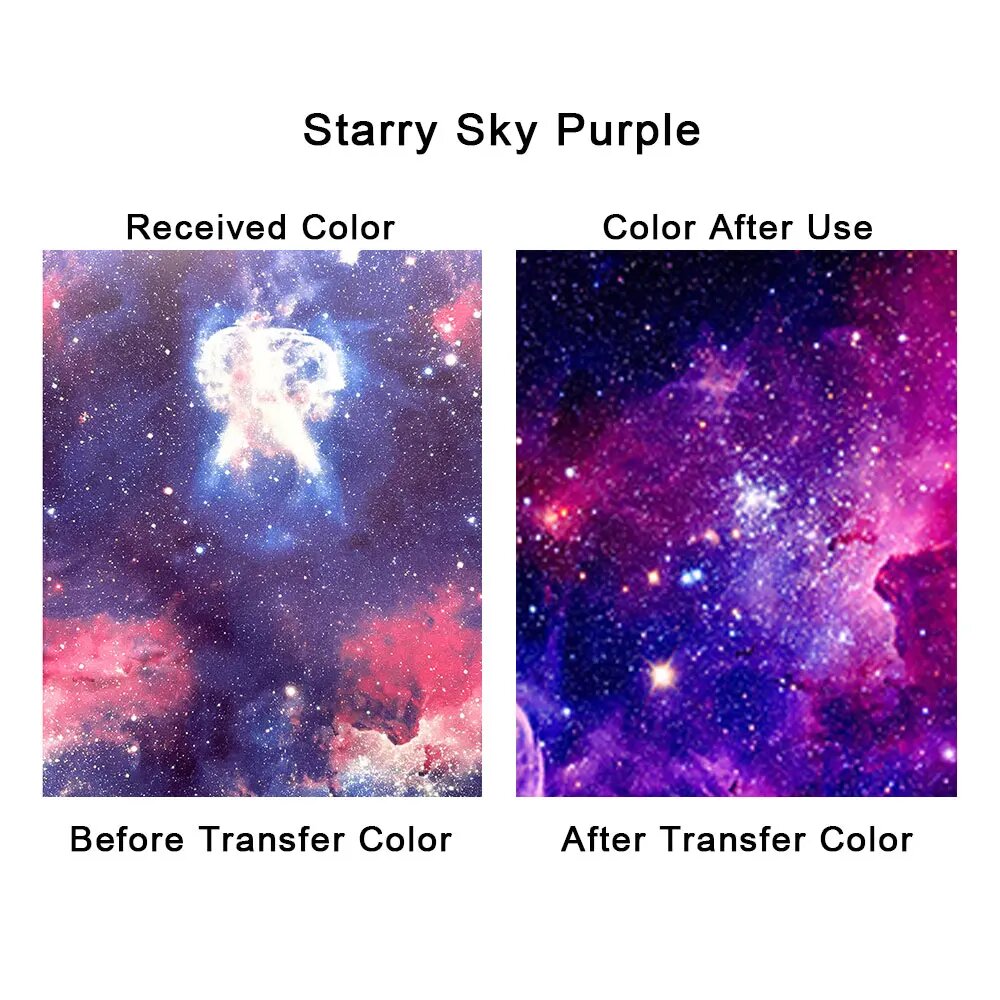 Galaxy Infusible Ink Бумага для сублимации Фиолетовый, 12 x 39in(30x100cm), Starry Sky Purple