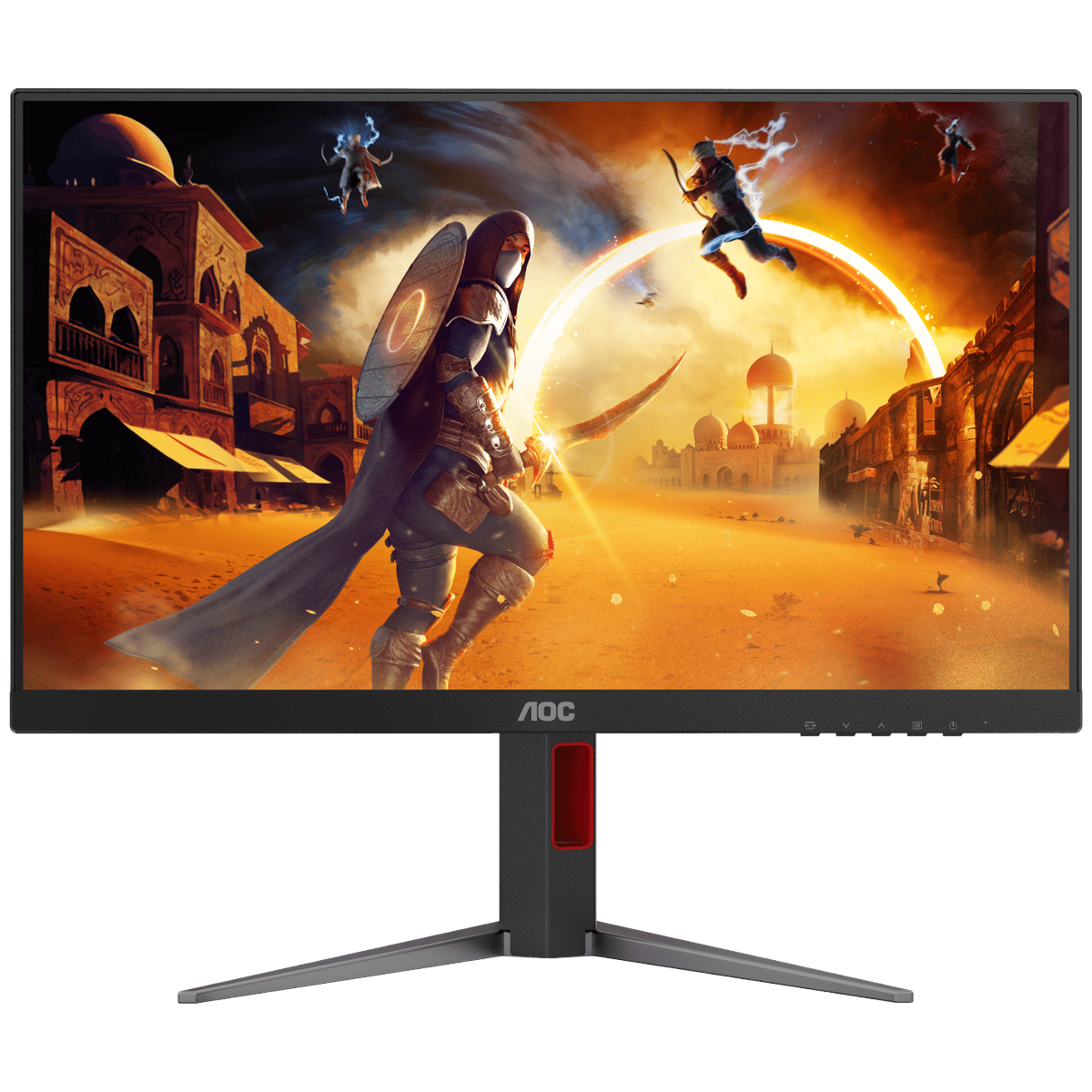 Монитор 23.8" AOC 24G4H уц-2 IPS, 1920x1080, 200Hz, 0,3ms, 300сd/m, 1000:1, HDR10 | HDMI(2.0), DP(1.4) | HAS, Pivot, Swivel, InPSU, Vesa 100, Black