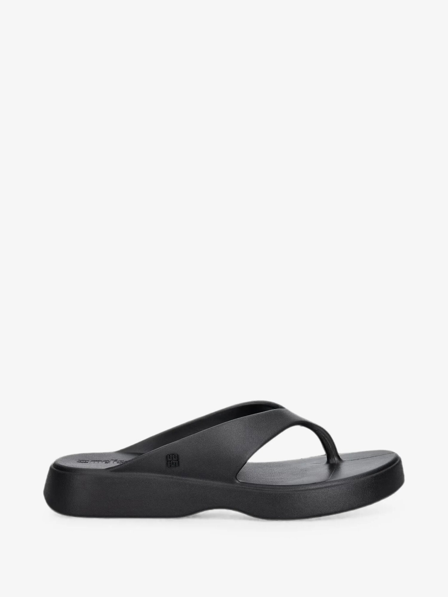 Шлёпанцы melissa Logo-plaque flip-flops, размер 39, black