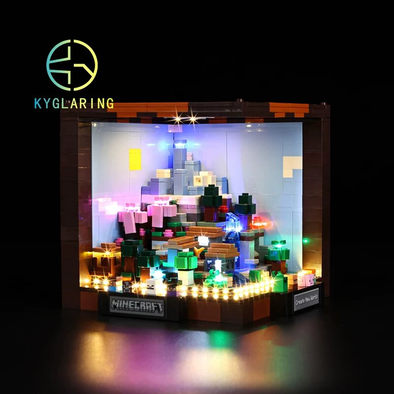 Светодиодная подсветка для творческой рабочей станции LEGO Minecraft 21265, комплект для сборки набора 21265