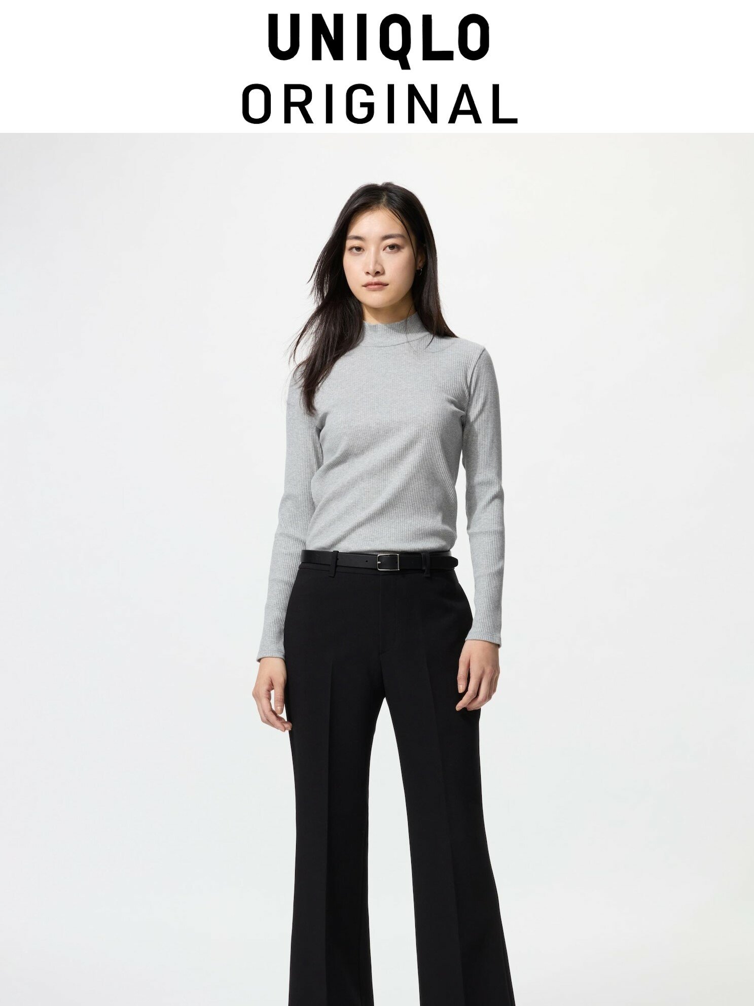 Водолазка Ribbed High Neck T-Shirt, 1 шт.