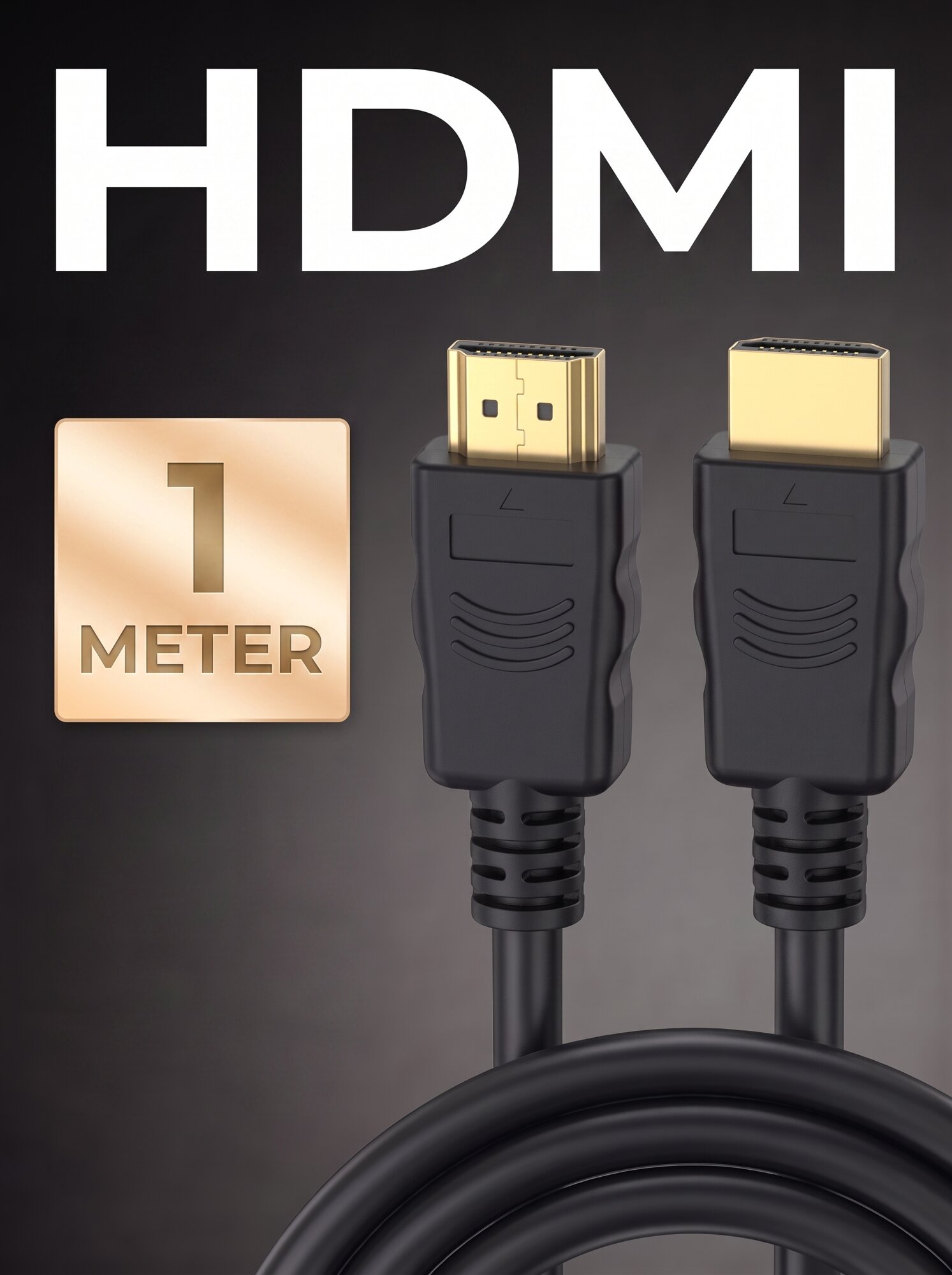 Цифровой кабель HDMI , HDMI M-M, 1 м, ver 1.4, для передачи аудио/видеоданных
