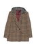 Куртка Dixie Check double-breasted jacket, размер 44, коричневый