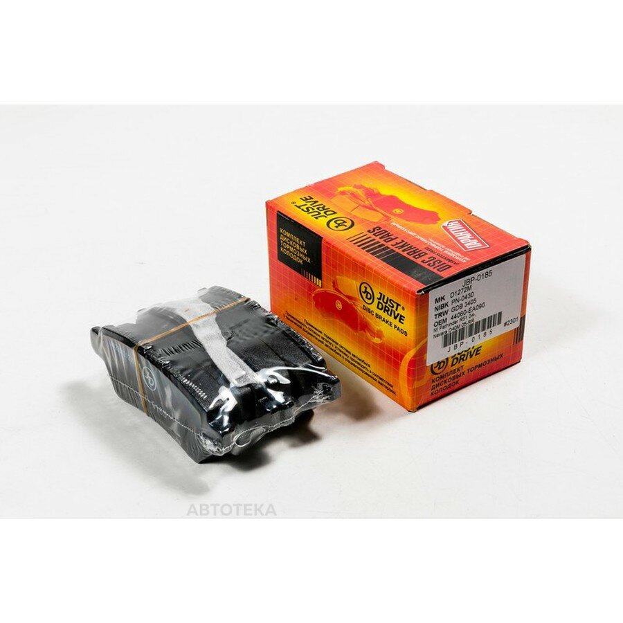 Колодки тормозные задние D1272M JUST DRIVE JBP0185 NI Pathinder R51 04-; CHERY TIGGO 7 PRO 2019 -;