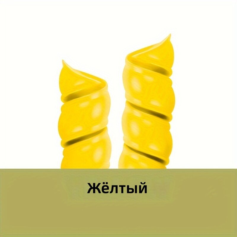Гибкая спиральная оплётка для кабелей из полипропилена, жёлтая, длина 78,74 дюйма, диаметр 14 мм
