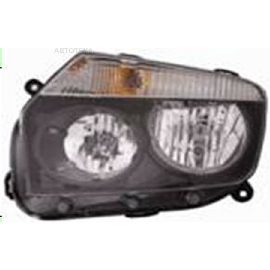 Фара RENAULT DUSTER 10- (чёрный) лев. DEPO 5511186LLDEM2