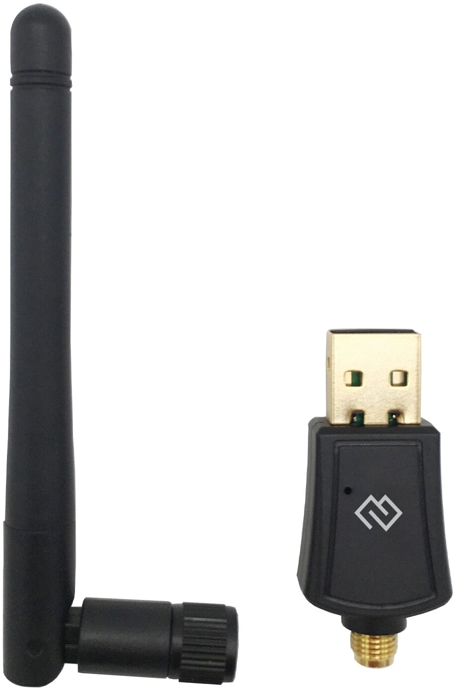 Сетевой адаптер WiFi Digma DWA-AC600E AC600 USB 2.0 (ант. внеш. съем) 1ант. (упак:1шт)