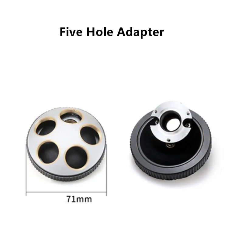 FUCHU Адаптер объектива для биологического микроскопа Five Hole