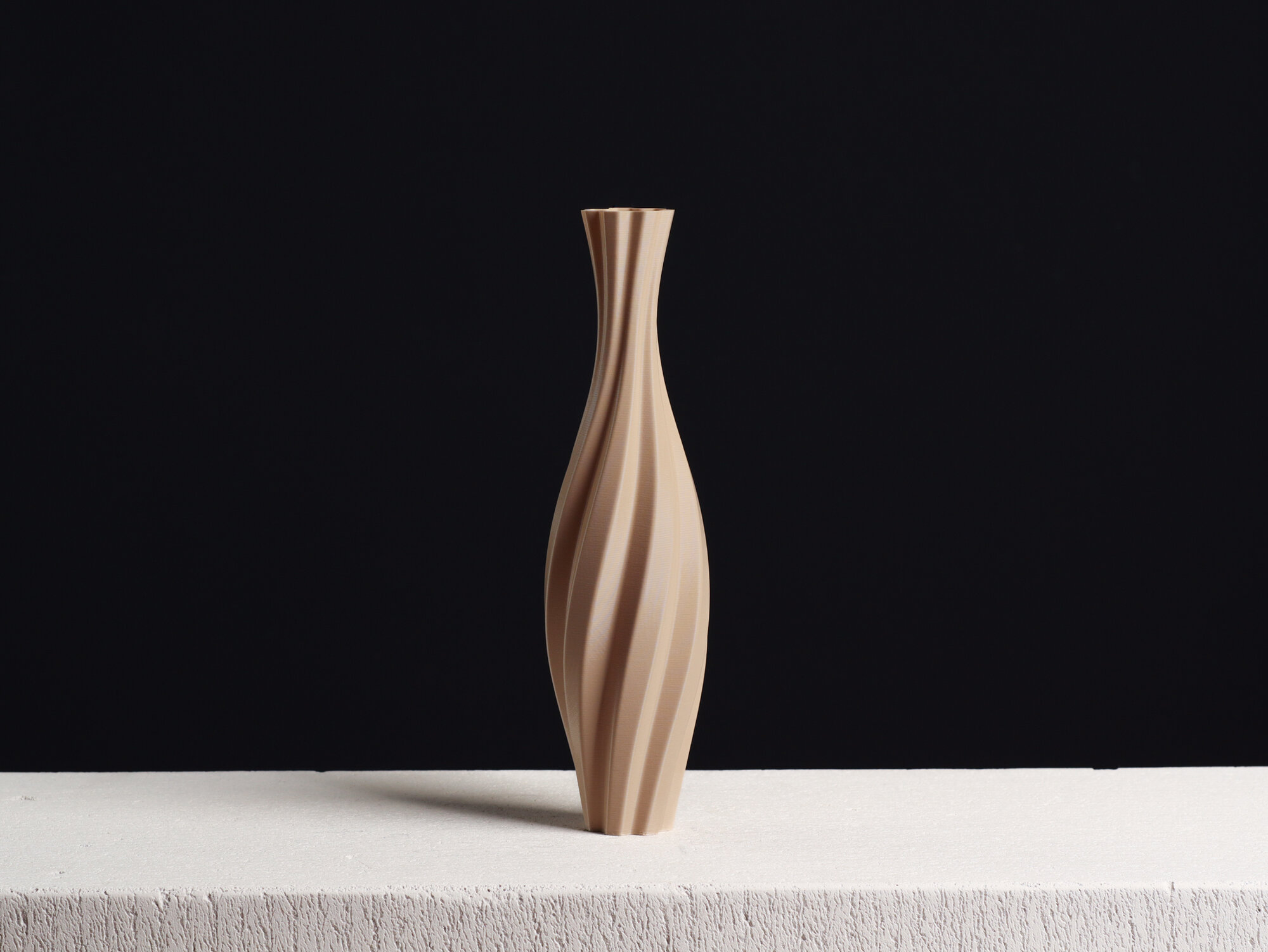 Ваза декоративная спиральная, 3D-печать, 3DOPRU арт. VASE-PR-382276