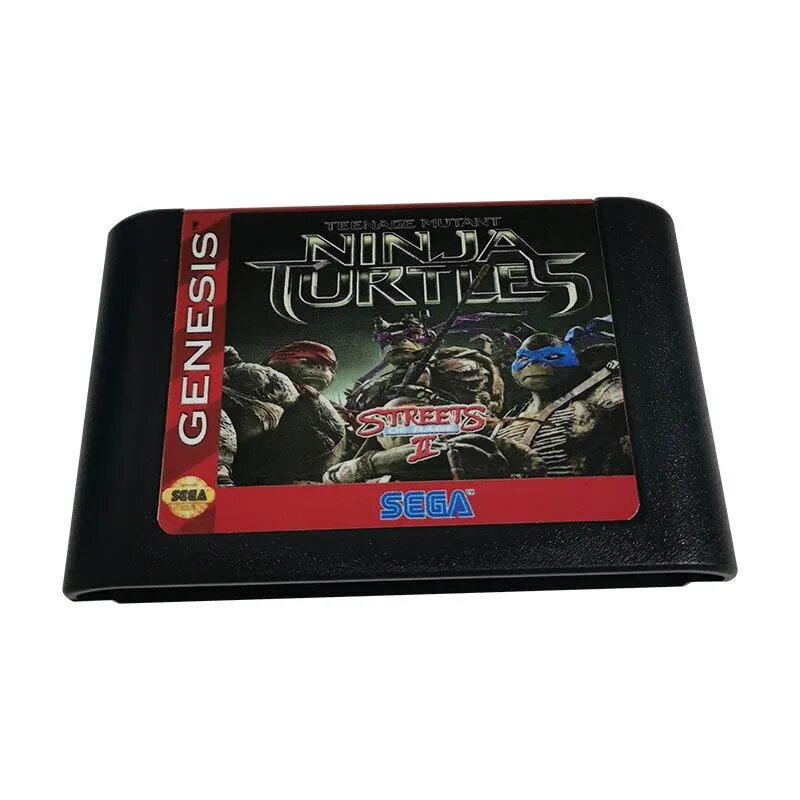 Игровой картридж для приставки 16 bit SEGA: Teenage Mutant Ninja Turtles in Streets of Rage 2
