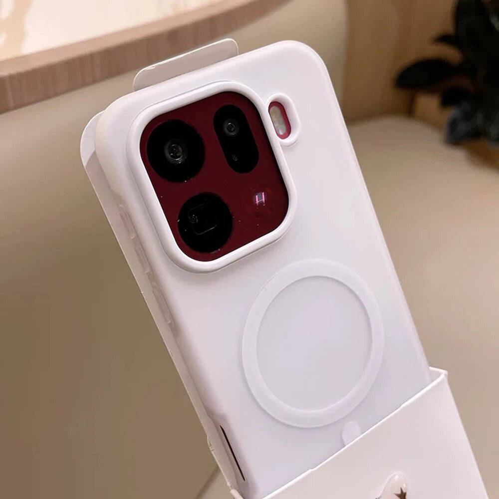 Роскошный Магнитный Цветной Чехол 2-в-1 Для OPPO Find X9 X8 X8S X7 X6 Pro OPPO Find X9, Белый, White