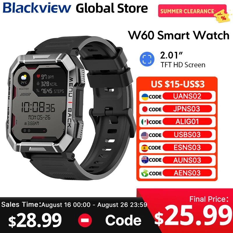 Blackview W60 смарт-часы — фото 1