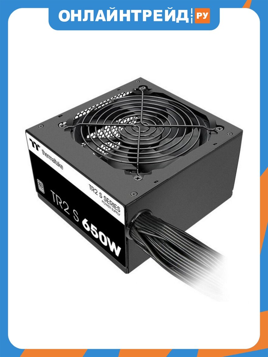 Блок питания Thermaltake TR2 S, 650W, 80+ Standart (PS-TRS-0650NNSAWE-2)