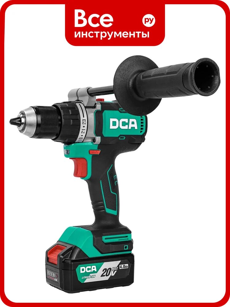 Аккумуляторная дрель-шуруповерт DCA ADJZ20V-120 (TYPE EM)