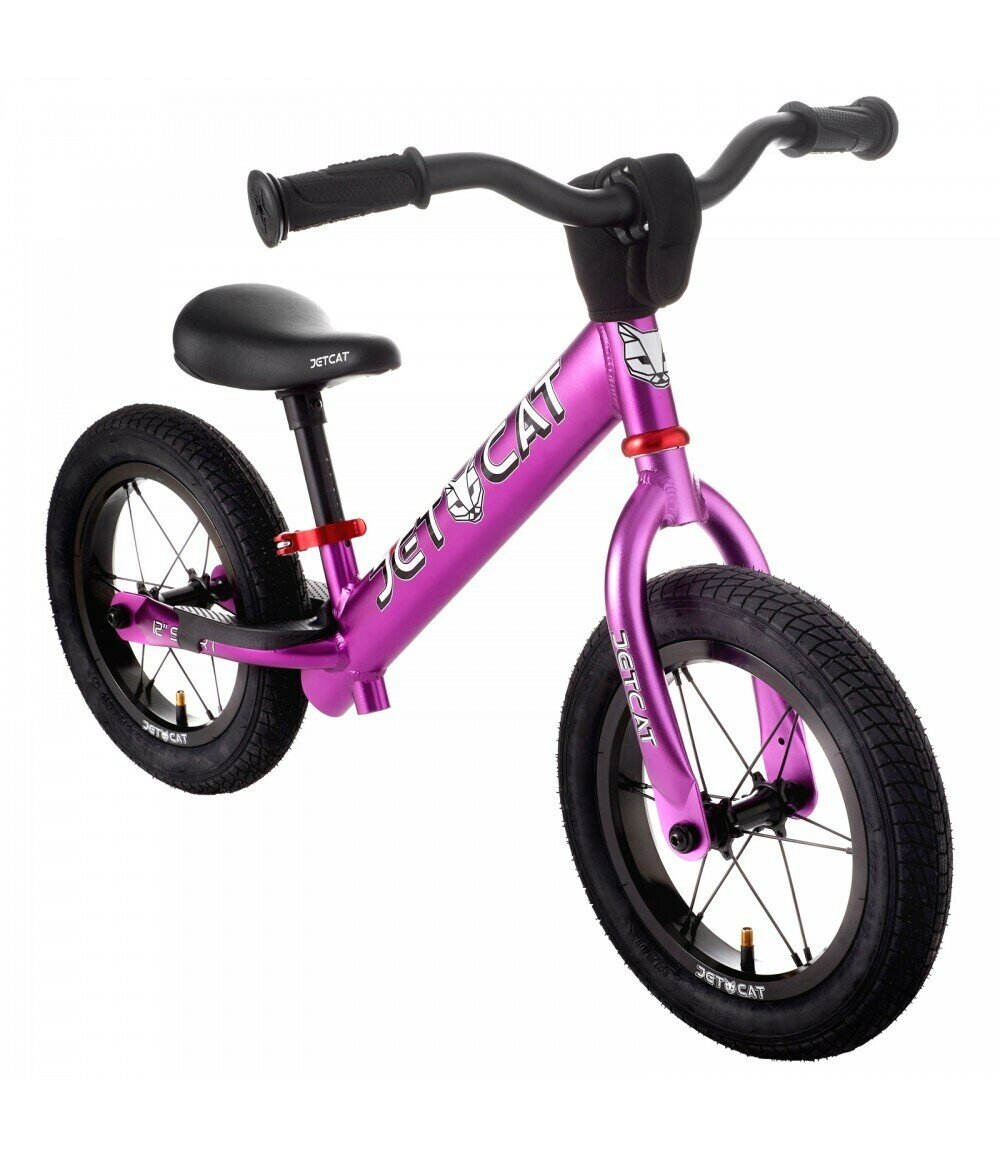Беговел JETCAT - 12 SPORT - SL - AIR PRO PURPLE/RED детский от 1,5 лет