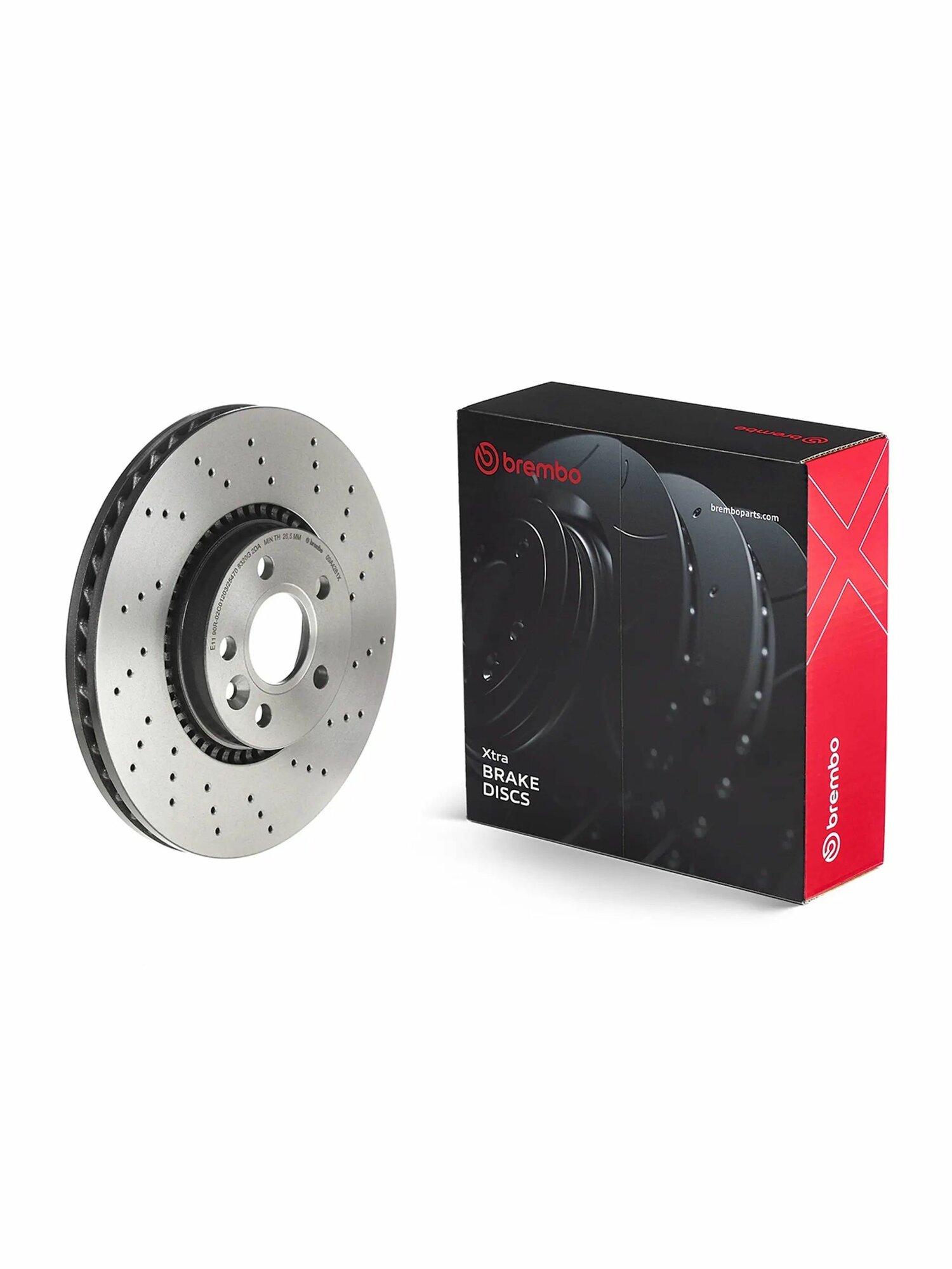 Диск тормозной вентилируемый передний BREMBO (09. A426.1X) Xtra Xtra