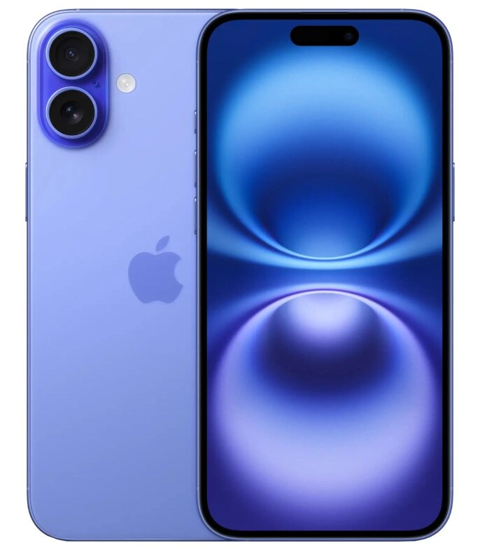 Смартфон Apple iPhone 16 Plus, 128 ГБ, цвет: Ultramarine, nano SIM + eSIM