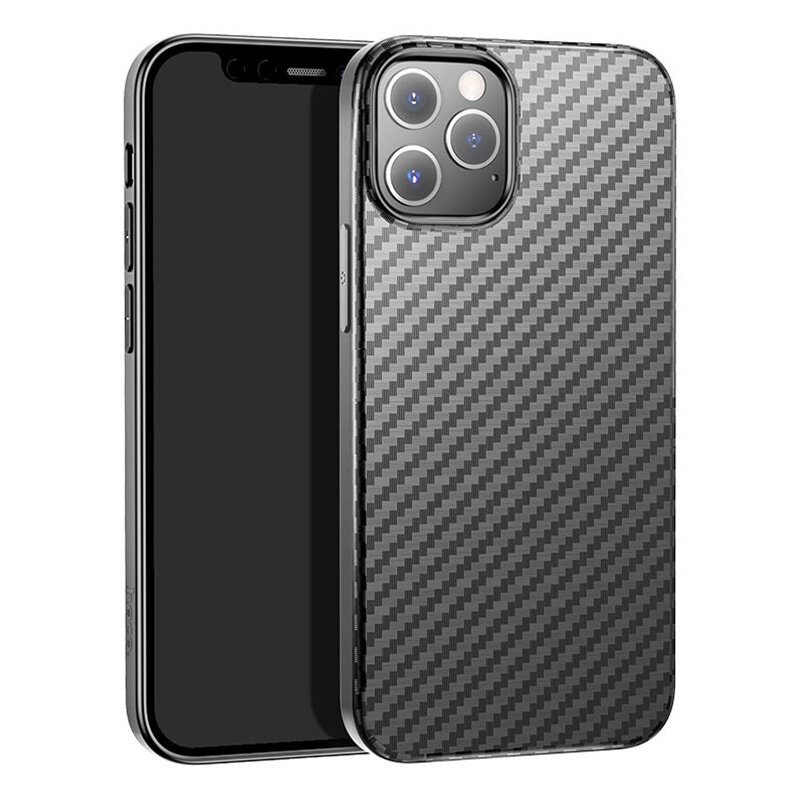 Чехол для iPhone 12/12 Pro, Hoco Delicate shadow series, TPU, Черный