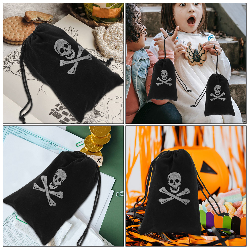 Мешочки Для Конфет С Краном 24 Штук С Черепом Для Хэллоуина 15 50X11 50X0 20Cm