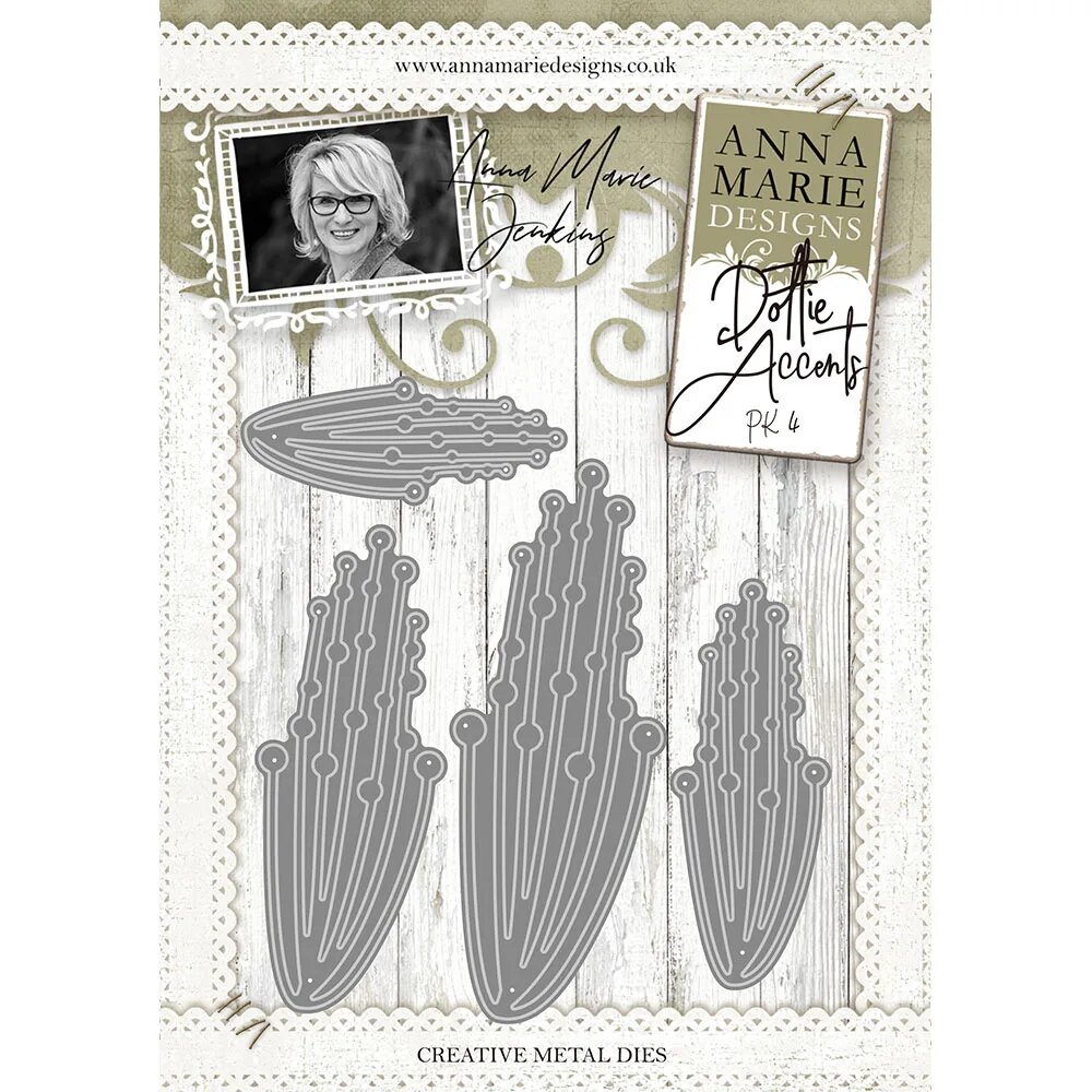 ANNA MARIE Designs набор вырубных форм "Topiary Blooms" M2926-Dies