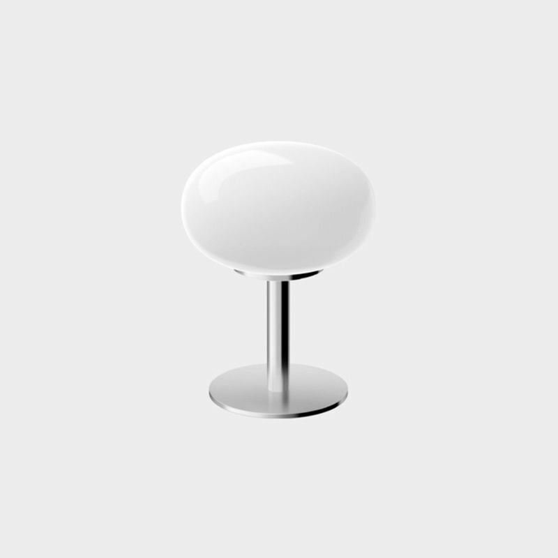 Настольная лампа ins glass Bauhaus Macaron,1,12, A-3, белый, В стойку, Белый