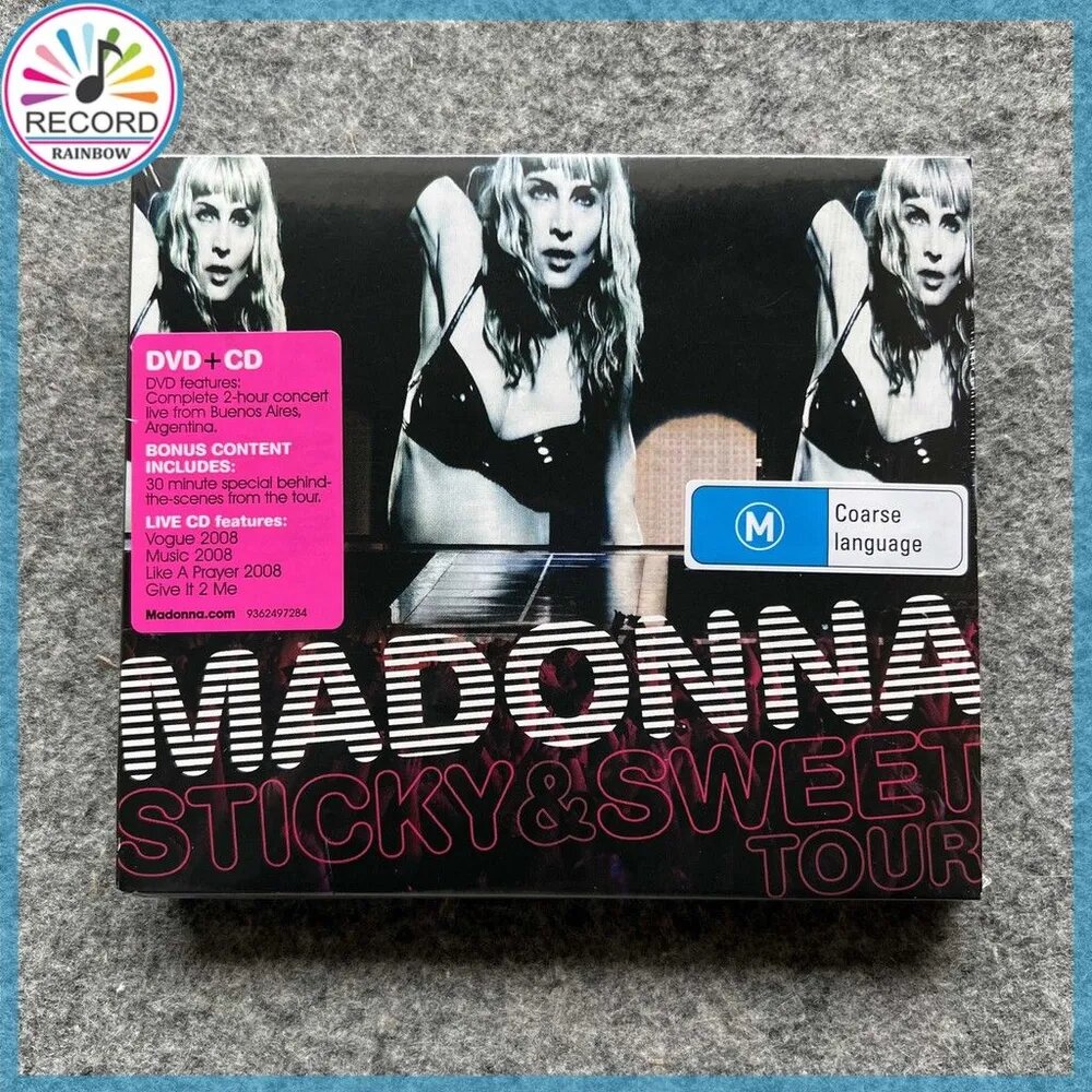 CD Madonna Sticky Sweet Tour CD+DVD 1Z03725 запечатанный совершенно новый альбом