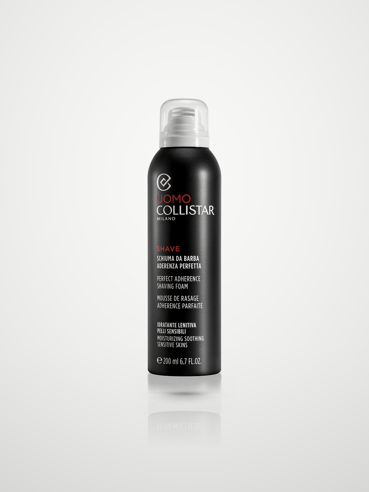 Collistar - Uomo Perfect Adherence Shaving Foam Sensitive Skins Пена для бритья для чувствительной кожи 200 мл