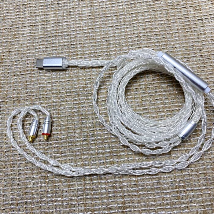 Замена кабель наушников для Shure SE215 SE535 SE846 MMXCX чистое серебро с микрофоном и декодером