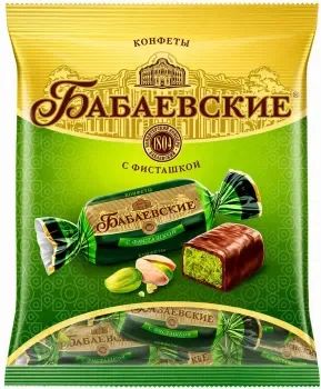 Конфеты с фисташкой Бабаевский 200 г (заводская упаковка)
