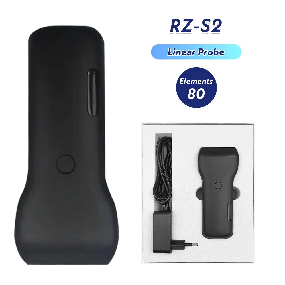 Беспроводной УЗИ-сканер RZ-S1 B&W 80 элементов RZ-S2