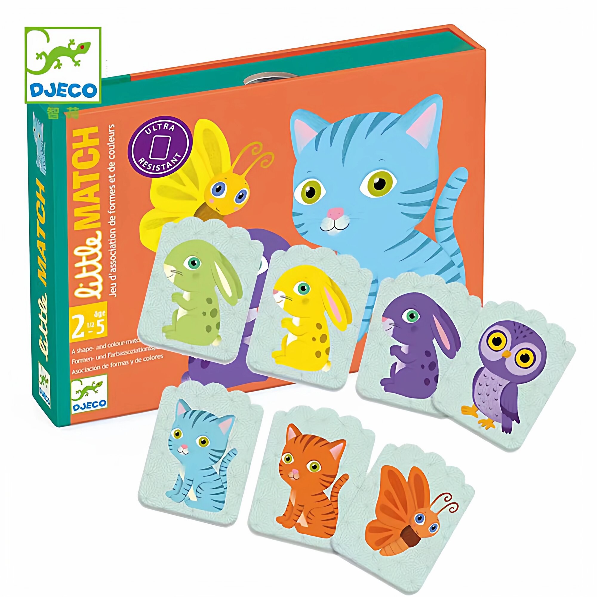 Djeco Игра «Маленький друг» для 2-5 лет: карточная игра для малышей