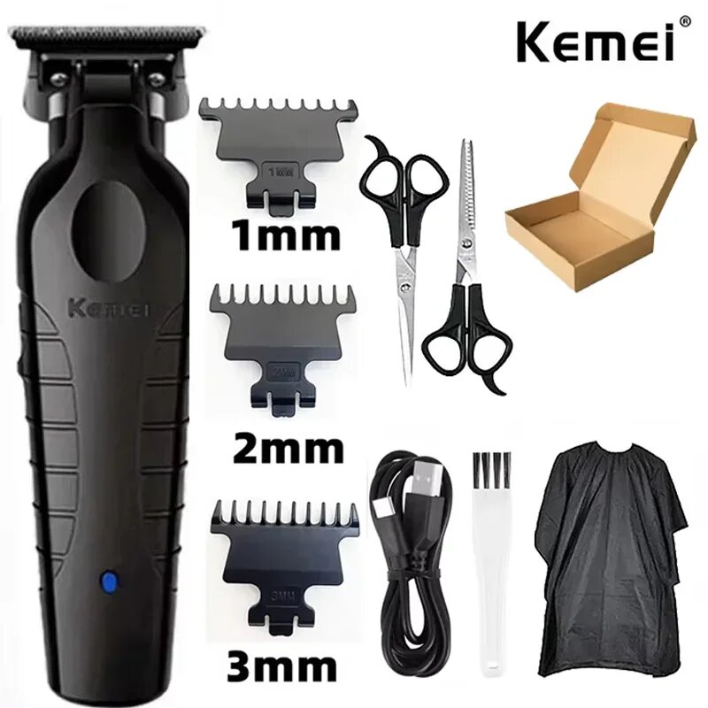 Kemei KM-2299 Машинка для стрижки волос, черная
