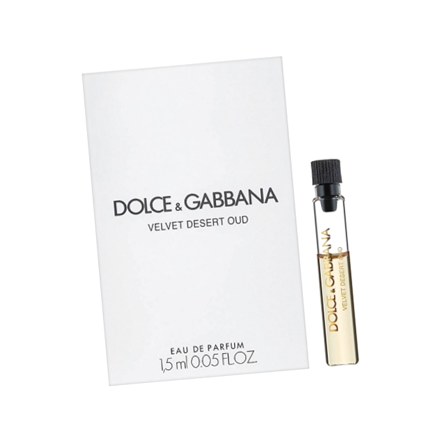Мужская парфюмерная вода Dolce Gabbana Desert Oud 1.5 мл миниатюра - Вельвет Дольче Габбана Уд