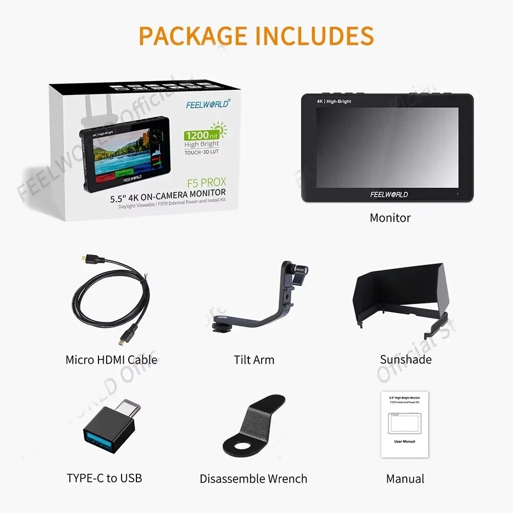 FEELWORLD F5 PROX 5.5" монитор для камеры