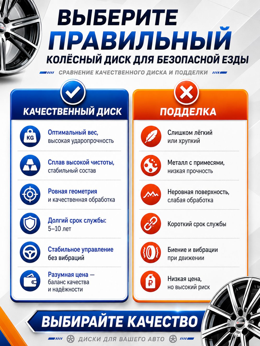 GAC MOTOR Колесный диск Литой 18x7" PCD5х108 ET51 D59.5