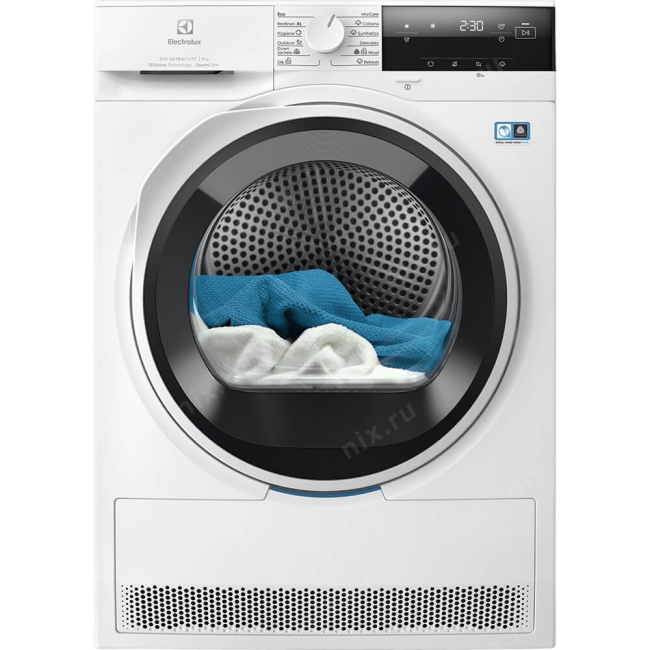 EW8D394M Electrolux Сушильный барабан ELECTROLUX/ Сушильный барабан с тепловым насосом, Глубина, см: 63.8, Цвет: белы