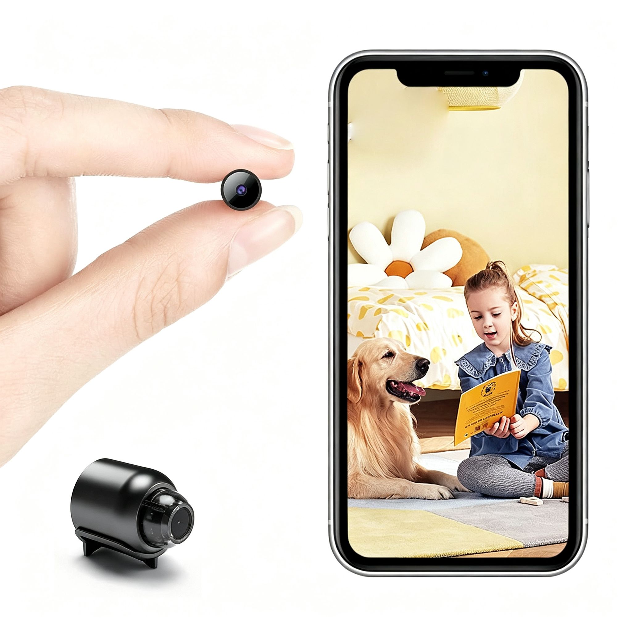 Беспроводная мини-камера Wi-Fi 1080P с ночным видением скрытая