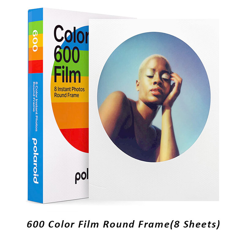 Цветная кассета в круглой рамке для Polaroid Round Frame 600/636