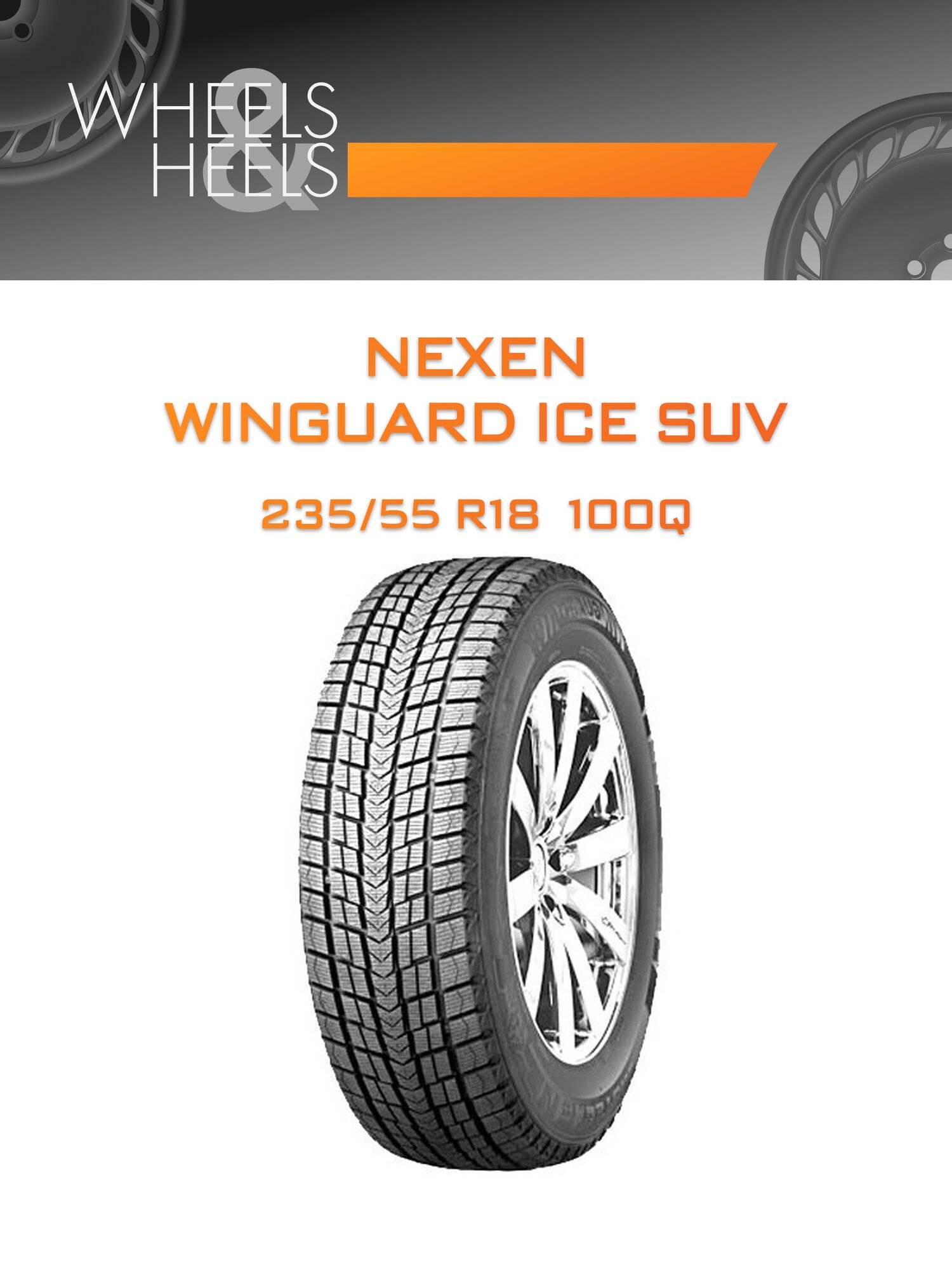 Шина автомобильная NEXEN WINGUARD ICE SUV SUV 235/55 R18 100Q WINTER, зимняя, универсальная
