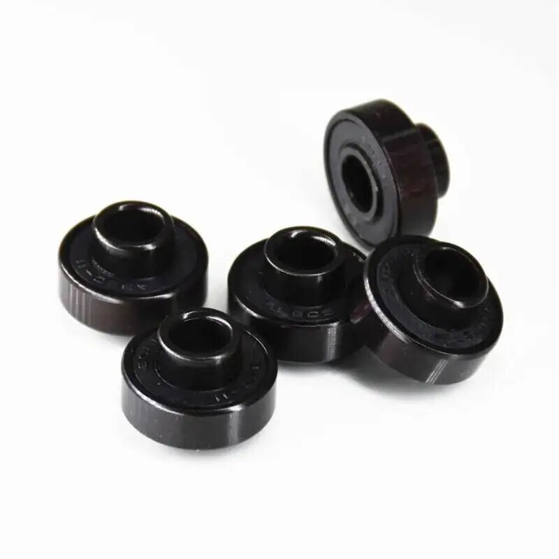 10 шт. подшипники для скейтборда WHOOPEE 608-2RS черного золота 8x22x13.1mm